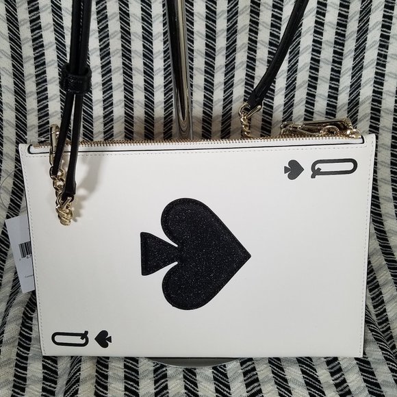 kate spade | Bags | Kate Spade Draw Crossbody Lucky Multi Black White ...